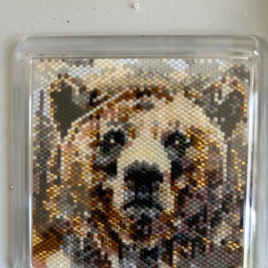 Howling Wolf Pen Wrap Even Count Peyote Pattern - Etsy