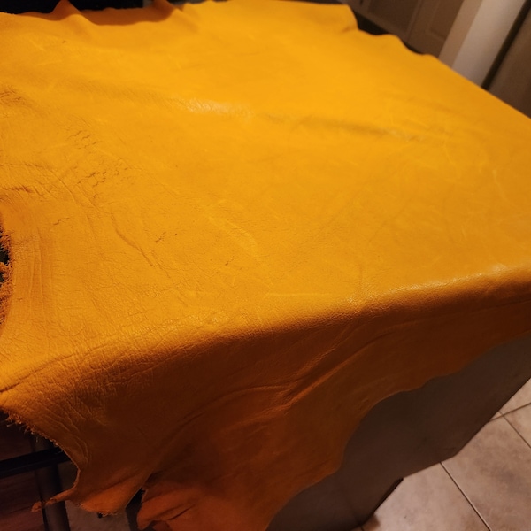 Buffalo (bison) Polished Leather Hides - Etsy