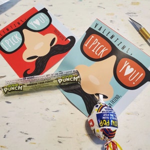 Funny Nose Picking Valentines Classroom Pencil Holder - Etsy