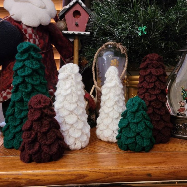 CROCHET Christmas Tree PATTERN: Evergreen Christmas Tree/diy Decor ...