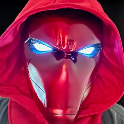 Red Hood Rebirth Helmet no Back Panel - Etsy