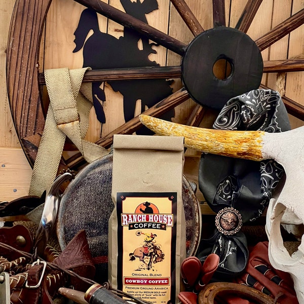 Bucking Bronc Metal Sign Cutout - Vintage Cowboy Riding Bucking Bronc ...