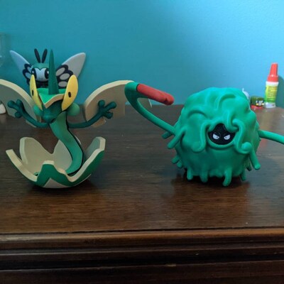 Custom Pokemon Figure 3D Printed Regular and Shiny Collectible Pokemon ...