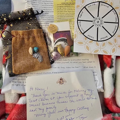 Charm Casting Set Tarot Edition, Tarot Charms, Charm Divination Set ...