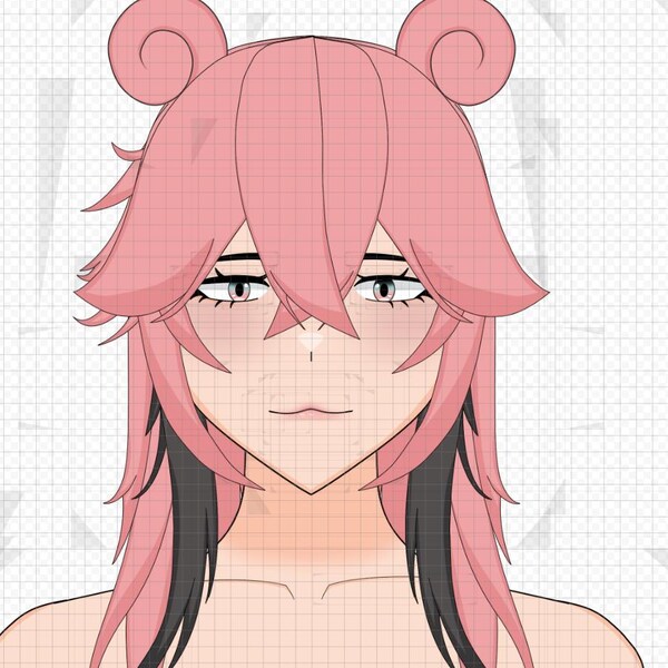 Prerigged Vtuber Chibi Body Base for Live2d - for Learning or Personal ...