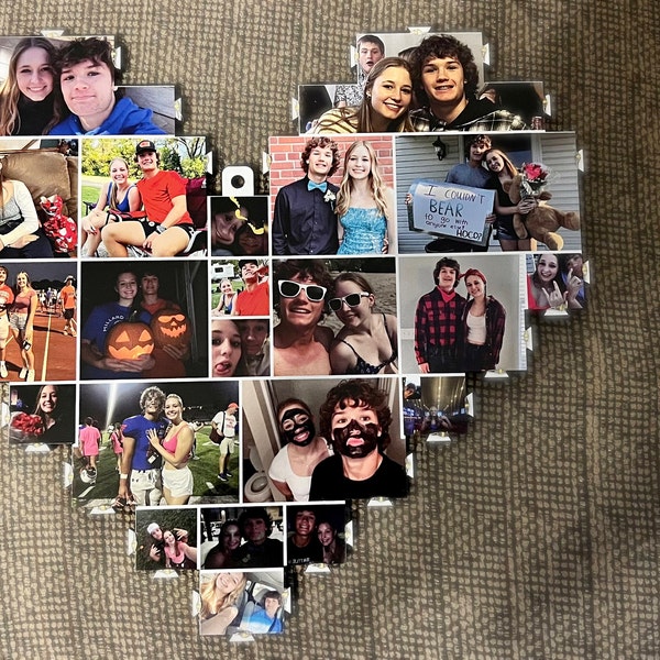 Photo Collage Gift for Valentine, Unique Gift With 23 Photos, Wonderful ...