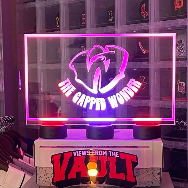 Custom Laser Engraved LED Sign: Personalized Logo Display (18"w X 12.5 ...