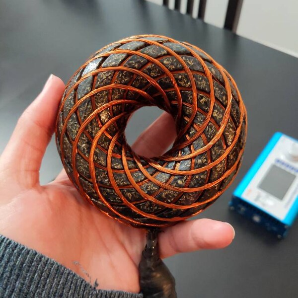 Orgone Scalar/torsion Fields Generator Quartz Rodin Coil 24 Turns 26 Cm ...