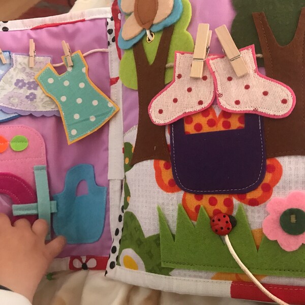 Personalized Busy Blanket,activity Play Mat for Toddlers,alzheimer's ...