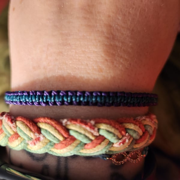 MACRAME BRAID | Waterproof Woven Bracelet, Unisex Bracelet, Macrame ...