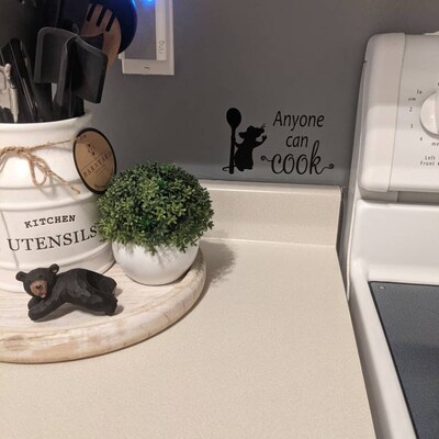 Disney Wall Decal, Disney Home Decor, Ratatouille, Anyone Can Cook ...