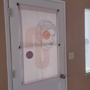 Japanese Crane Doorway Noren Curtain, Art Wall Tapestry for Home Decor ...