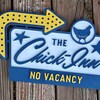 Chick-inn Sign SVG Laser Cut Files for Glowforge - Laser Cutter Artwork ...