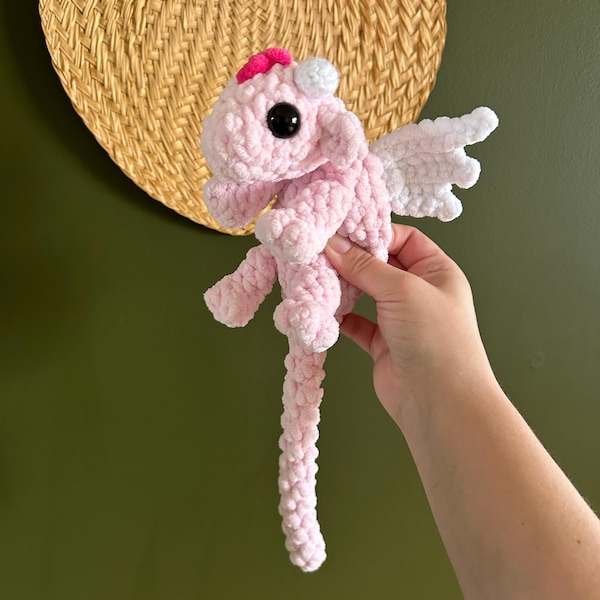 Diddy Dex the Palm Sized Snuggler Dragon Crochet Pattern Amigurumi ...