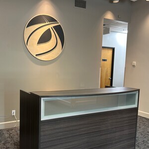 3D Round Logo Sign for Business Interior Logo Sign Lobby - Etsy