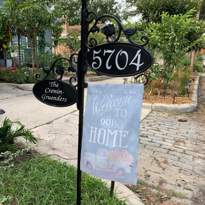 Camp/rv Sign With Flag Holder and Solar Light 48 | Etsy