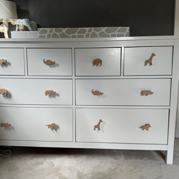 Safari Animal Drawer Knobs Safari Nursery Decor, Jungle Nursery Decor ...
