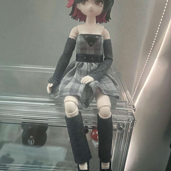 Handmade Head for FFXIV OC Character, With Figma Joint Moveable 11inch ...