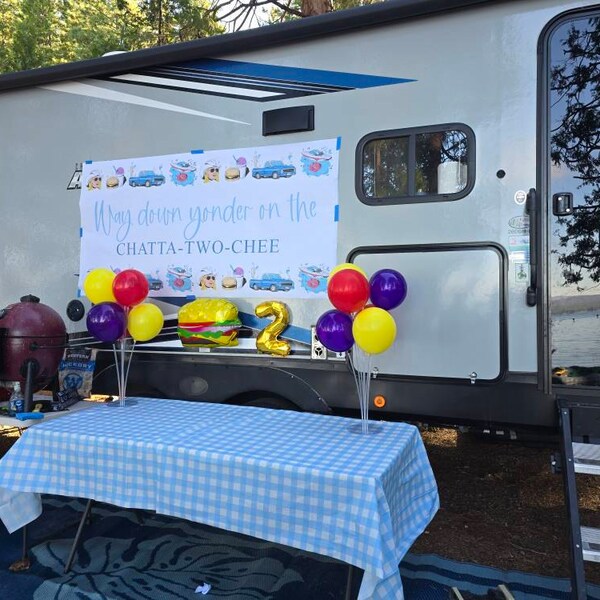 Chatta-two-chee Paper Banner | 2nd Birthday | Way Down Yonder | Alan ...