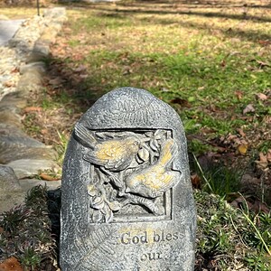 Celtic Mobius Cranes, 9 in 22 Cm, Medieval Stone Sculpture, Gothic ...