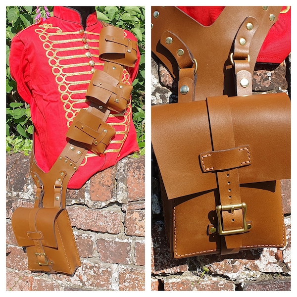 Steampunk Bandolier Pattern, DIY Leather, Leather Harness, Cosplay ...