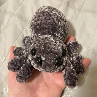 No Sew Spider Crochet Pattern, Spider Amigurumi Pattern, Crochet ...