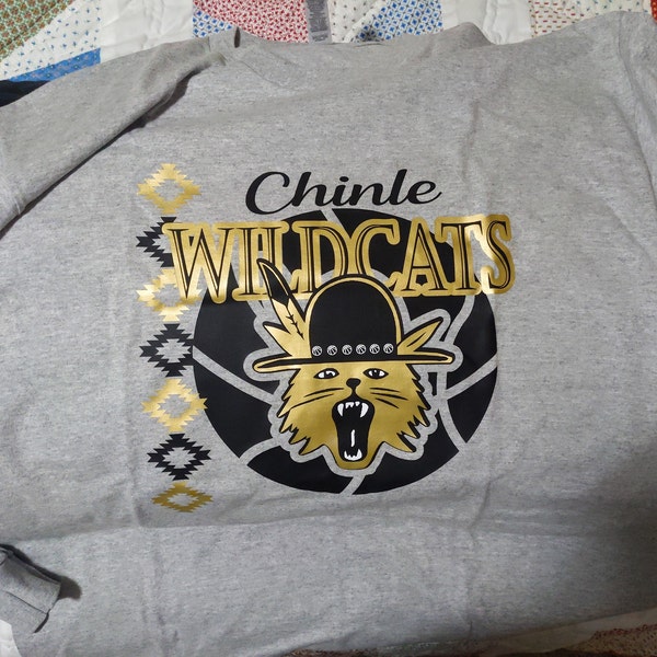 Chinle High School Basketball Shirts, Customizable, 2022 Wildcats ...