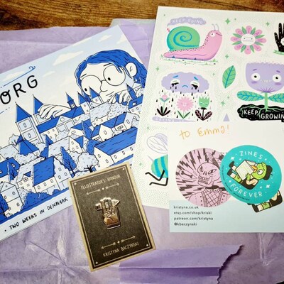 Cold but Cosy Hourly Comic Day 2021 Zine Pocket Diary - Etsy