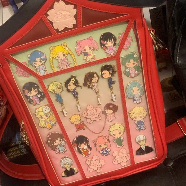 Sakura Spinning Hard Enamel Pin - Cherry Blossom - Kawaii Pins - Unique Gift Idea - Rose Gold ...