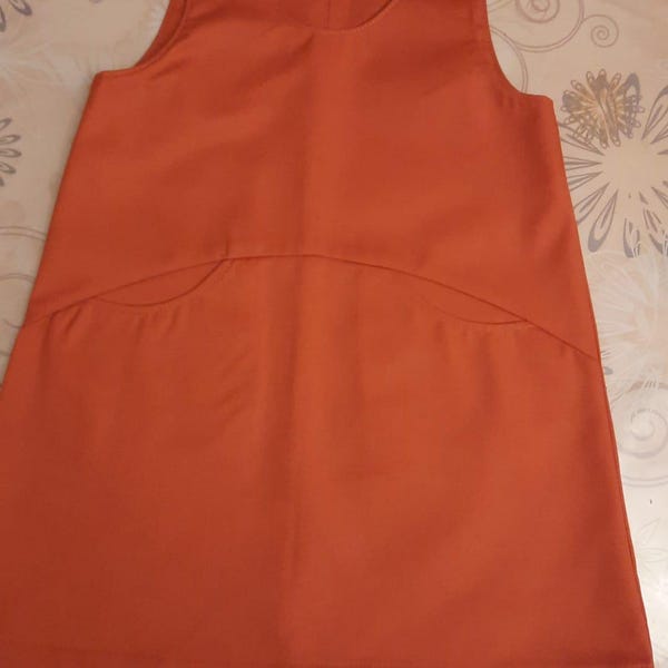 Easy Girl Pattern | A Line Overall Jumper Dress PDF Sewing Pattern for ...