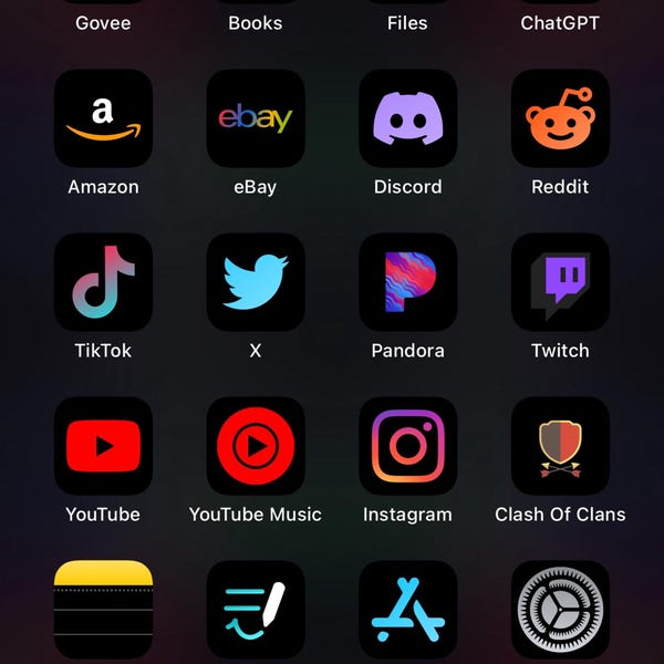 Icon Pack Pastel Chroma Ios 17 | Gradient Border | 650+ Icons | 10 ...