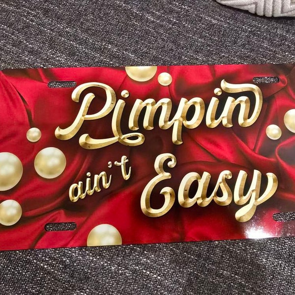 Peace Symbol License Plate, Retro License Plate. Muted Rainbow Colors ...