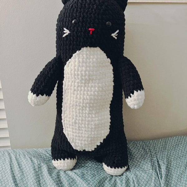 Big Long Cat Crochet Pattern. Create You Own Big Long Cat Amigurumi ...