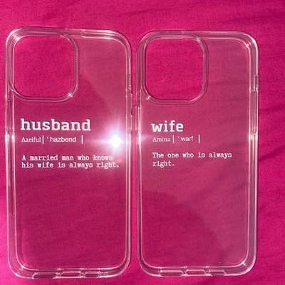 Couple Phone Case Gift for Couples Personalised Lovers Phone - Etsy