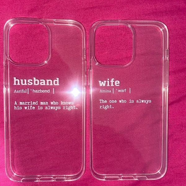 Couple Phone Case Gift for Couples Personalised Lovers Phone Case Fit ...
