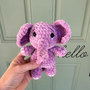 Pocket Elephant Pattern/ Amigurumi/ Tutorial/ Crochet Pattern/ Digital ...