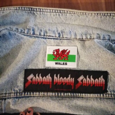 Wales Flag Embroidered Iron / Sew on Patch Welsh Dragon Rugby - Etsy