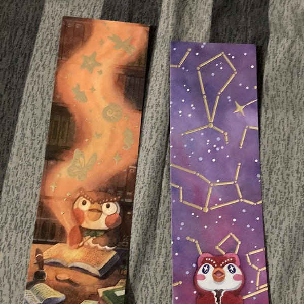 Foiled Bookmarks - Flick - Celeste - Pascal - Blathers - Animal ...