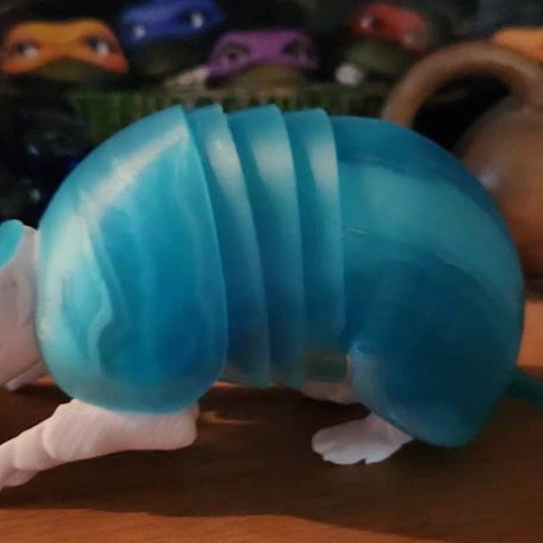 Cheerful Articulated Armadillo Fidget | Roll-up Armadillo Ball Model ...