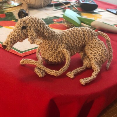 Lurcher Knitting Pattern - Etsy UK