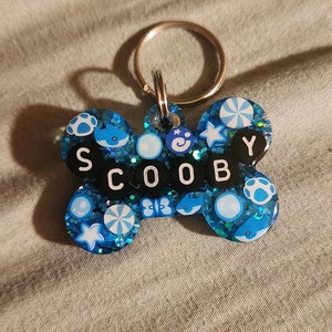 Custom Bat Pet ID, Personalized Spooky Pet Tag, Gothic Bat Acrylic Pet ...