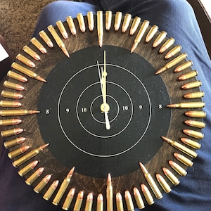 Original Dark Walnut Hybrid Bullet Clock. the Perfect Gift for the Hard ...