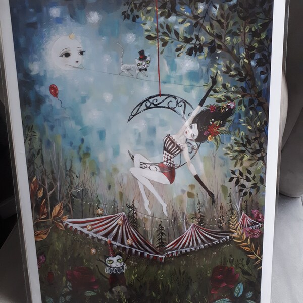 Circus Performers, Lyra Acrobat, Tight Rope Walker, Juggler, Cats Pop ...