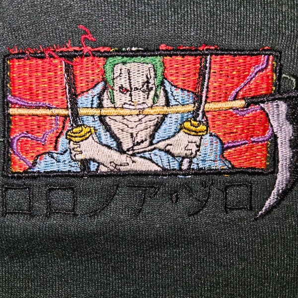 Premium Anime Embroidery Design, Anime Inspired Machine Embroidery ...