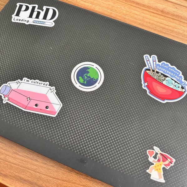 Western Blot Gel Vinyl Sticker | Cute Molecular Biology Sticker, Gift ...