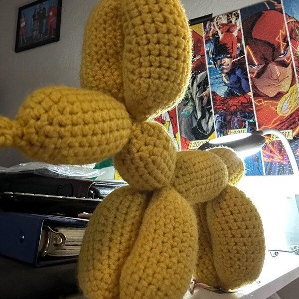 Balloon Animal Dog Crochet PATTERN ONLY Instant DOWNLOAD Puppy ...