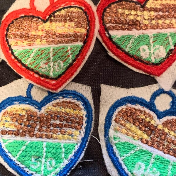 2 Design Set -cheerleader Cheer Spirit Bag Tag & Matching Keyfob 5x7 ...