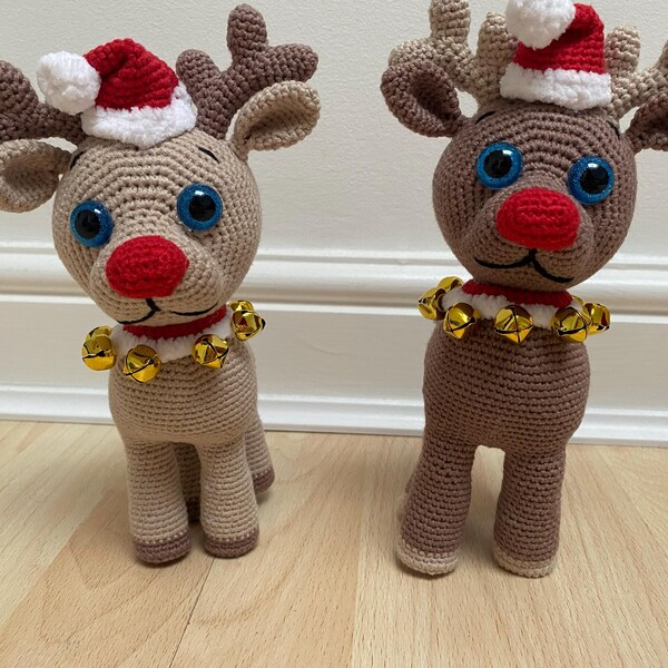 Rudolph the Red Nose Amigurumi by Aleniya2 Crochet PDF Pattern Tutorial ...
