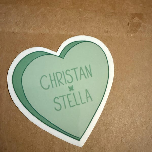 Twisted Love Series Candy Heart Stickers Ava Alex Bridget Rhys Jules ...
