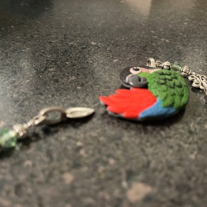 Senegal Parrot Necklace Handmade Parrot Figurine Made of - Etsy